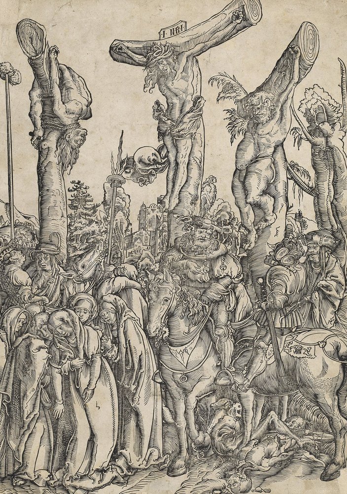 Die Kreuzigung von Lucas Cranach the Elder: Kunstdruck